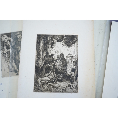 Frank Brangwyn RA RWS RBA (Welsh, 1867-1956), a collection of six ...