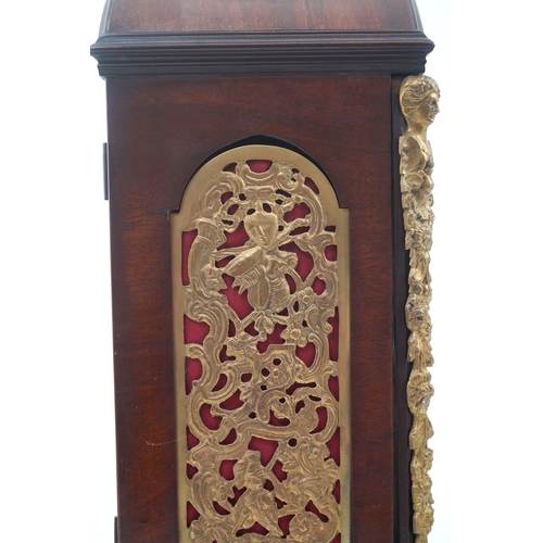 A mid 19th century mahogany triple fusee bracket clock by John Groves ...