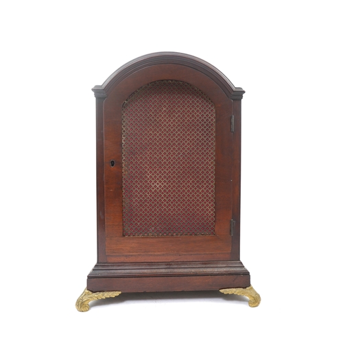 A mid 19th century mahogany triple fusee bracket clock by John Groves ...