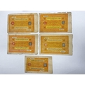 Tibet banknotes, Autonomous issue, (1942-9), four 100 Srang and a 25 ...
