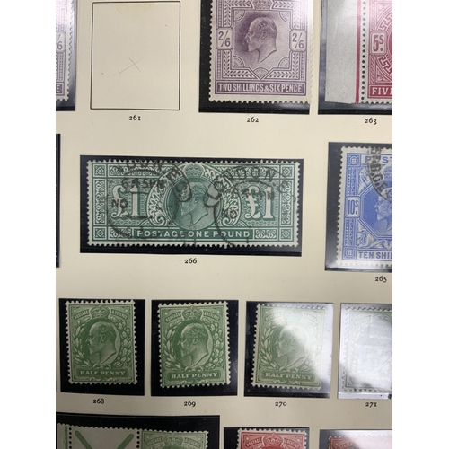 Three Windsor loose leaf stamp albums for the stamps of Great Britain ...