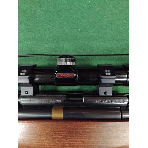 A Falcon model FN19 single shot pneumatic .22 cal air rifle