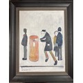 After L S Lowry The Post box Oil on canvas-