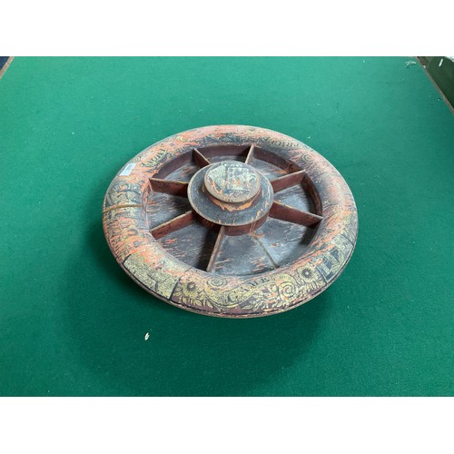 A gilded and lacquered Pope Joan board
