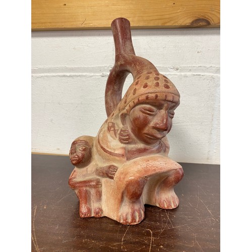 A South American Moche figural pot