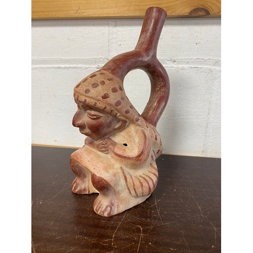 A South American Moche figural pot