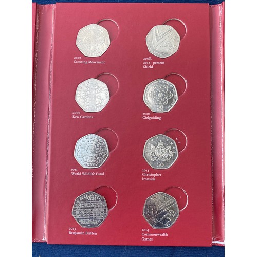 Coins: A Royal Mint Great British Coin Hunt UK 50p coin collection ...