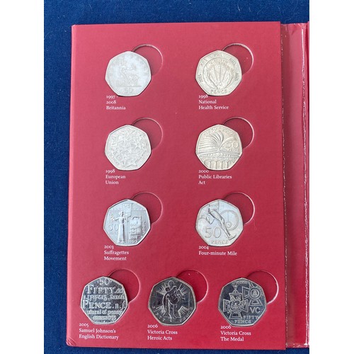 Coins: A Royal Mint Great British Coin Hunt UK 50p coin collection ...