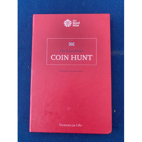 Coins: A Royal Mint Great British Coin Hunt UK 50p coin collection ...