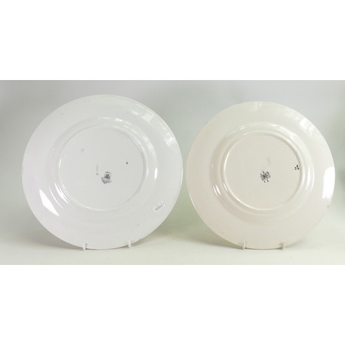 Two x Maling plates: Garland plate circa 1928, the other circa 1935 ...