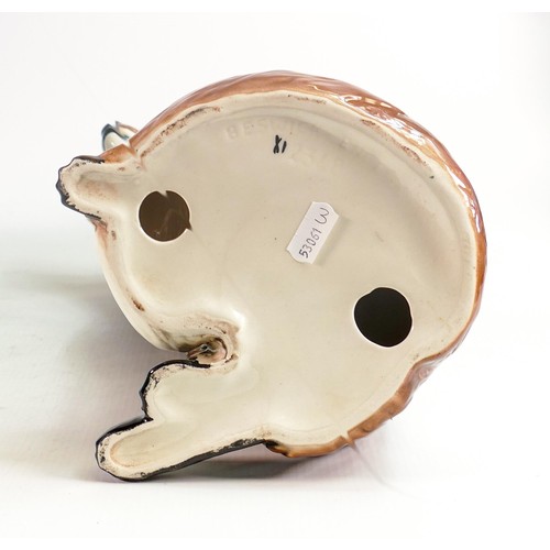 Beswick large fireside seated fox 2348, h.31cm.