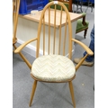 Blonde Ercol Hoop Back Arm Chair