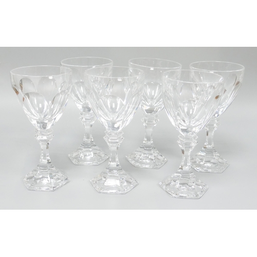 Italian Colle Crystal Boxed Quality White Wine Glasses X 6