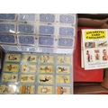 A collection of Cigarette Cards in multiple binders including themes of ...