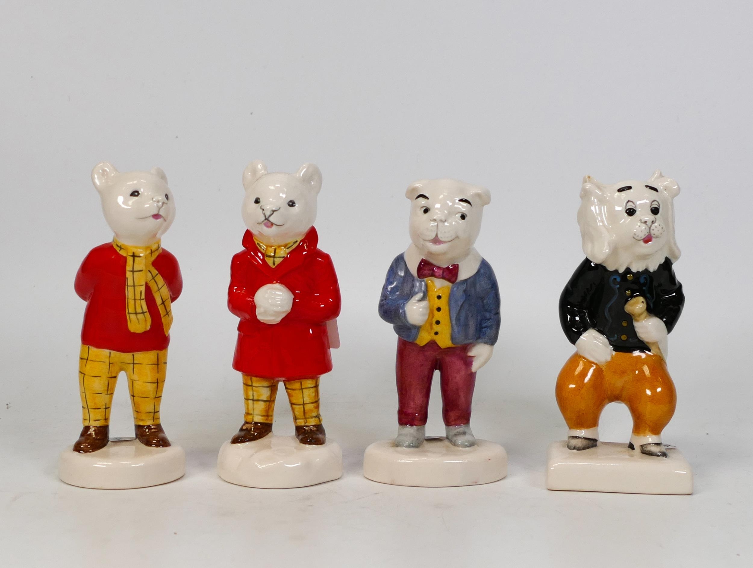 Beswick Rupert & His Friends Figures Rupert the Bear , Algy Pug, Pong ...