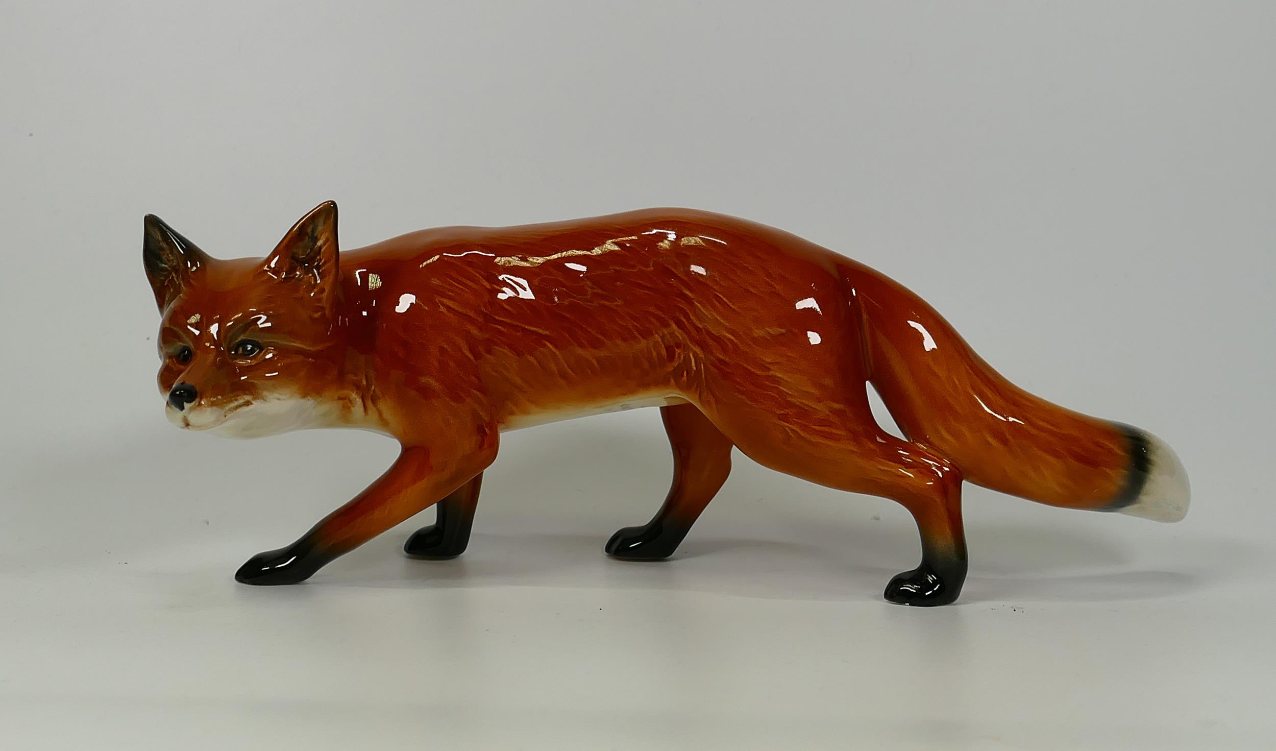 Sylvac Large fox, length 19cm