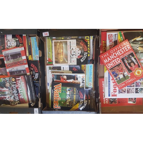 A large collection of Football Programs & Books, mainley Manchester ...
