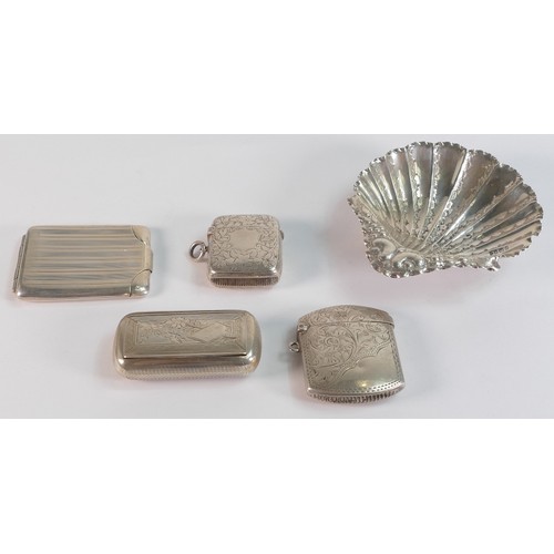 Victorian silver butter dish, hallmarks for Sheffield 1889, together ...