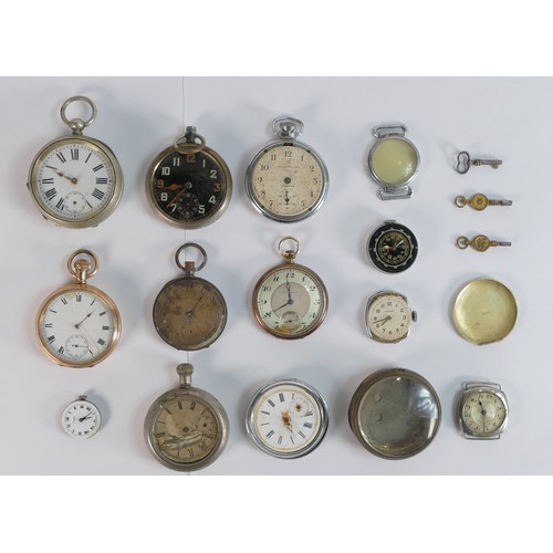 A Nice Collection of Pocket Watches with issues to include Bravingtons ...