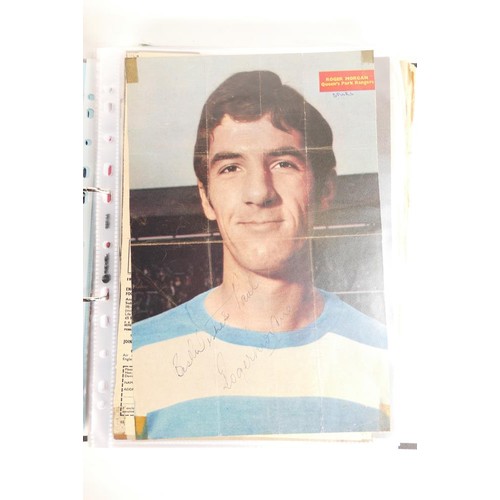 A large collection of signed original pictures including - Gordon Banks ...
