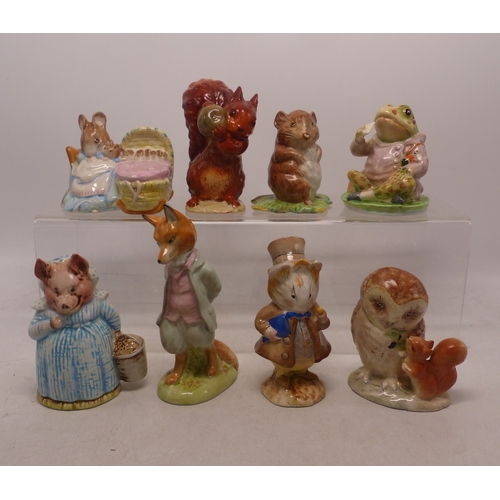 Beswick Gold Back Stamp Beatrix Potter figures to include Hunca Munca ...
