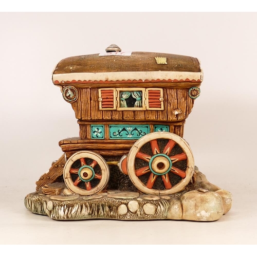 Pendelfin Studios Ceramic Model of a Caravan. Height: 21cm