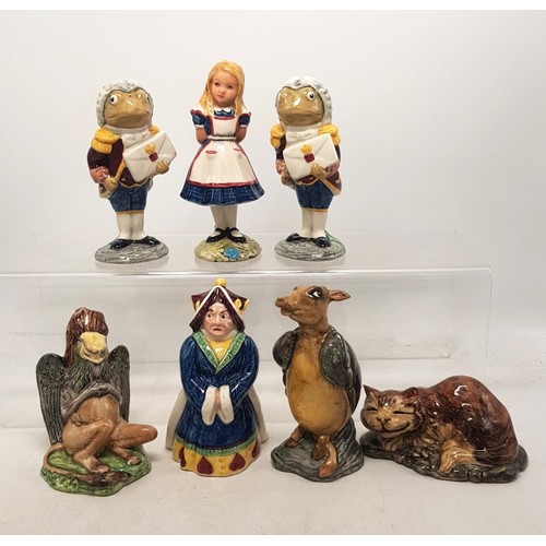 Beswick Alice in Wonderland Series figures to include Alice, Frog ...