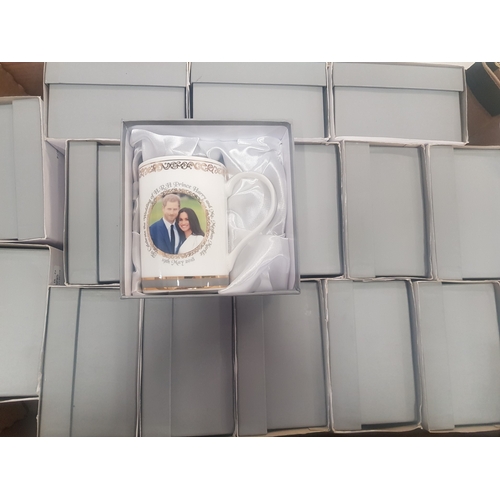 A collection of New Boxed Royal Commemorative Mugs to commemorate The ...