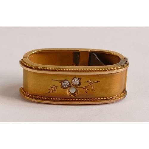 Victorian high quality 15ct & diamond scarf pin, nice condition, 1 ...