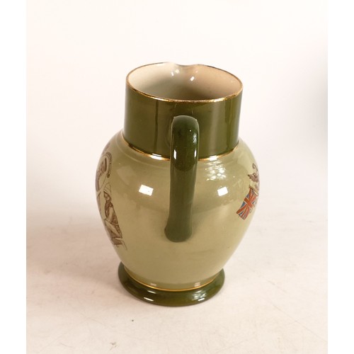 Carlton ware jug The Boar War, depicting Lord Kitchener, Sir Redvers ...