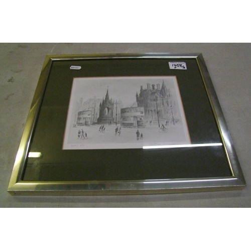 Group of three framed limited edition Arthur Delaney prints, size of ...