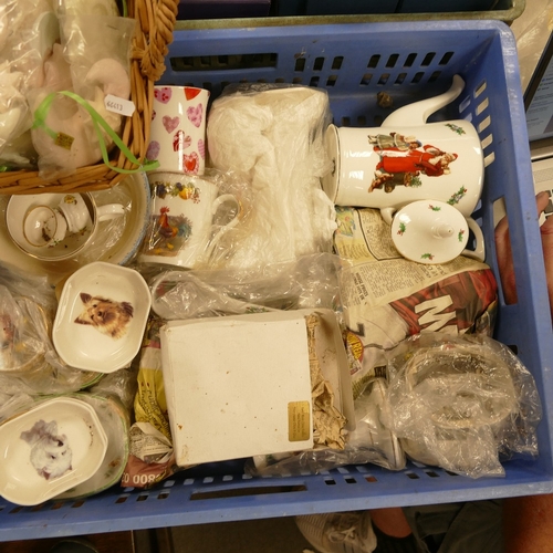 A collection of Peter Stanier pottery/Royal Scot crystal/ Clarendon ...