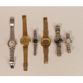 A collection of vintage watches including Seiko, Sekona, Calvin Klein ...