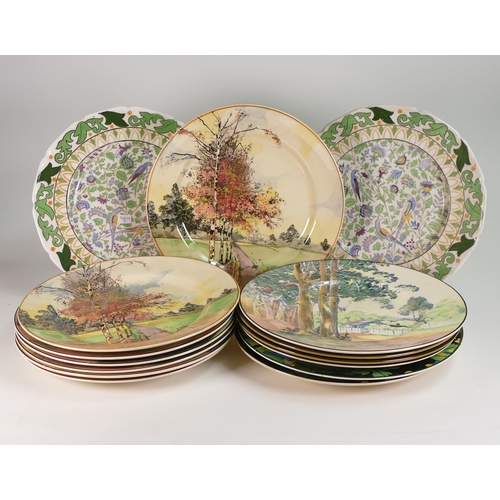 Royal Doulton Trees/Woods series plates to include Woodland (Whieldon ...