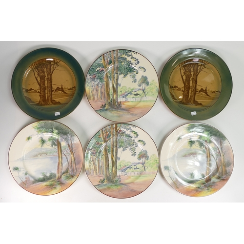 Royal Doulton Trees/Woods series plates to include Woodland (Whieldon ...
