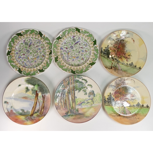 Royal Doulton Trees/Woods series plates to include Woodland (Whieldon ...