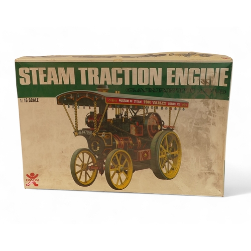 Bandai, Garrett 1919 Steam Traction engine, 1/16 scale plastic kit, in ...