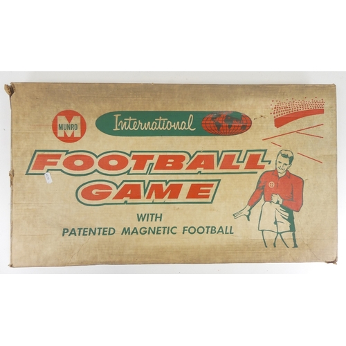 Munro International table top magnetic football game, in original box