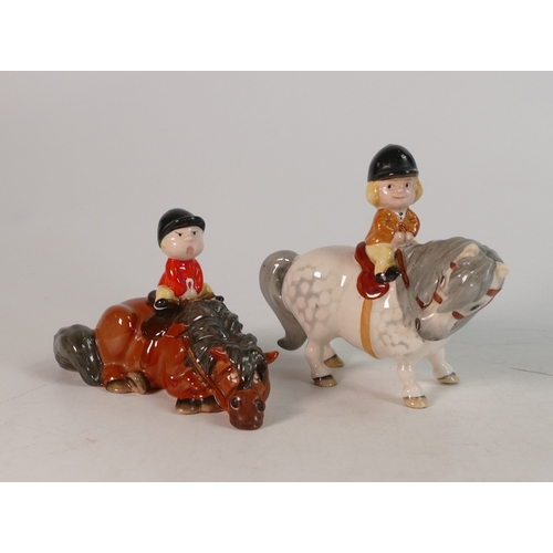Beswick Norman Thelwell Angel on horseback together with Kickstart ...