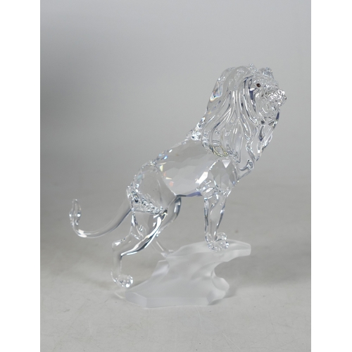 Swarovski Rare Encounters Collection Lion Standing on a Rock (269377 ...