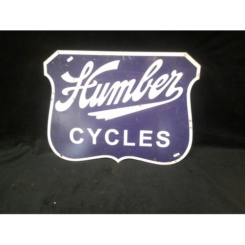 Humber cycles tinplate sign 60cm X 45cm
