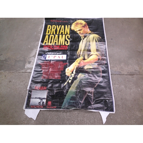 Original Bryan Adams concert poster 1500m X 1000cm