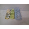 Three pottery toast racks