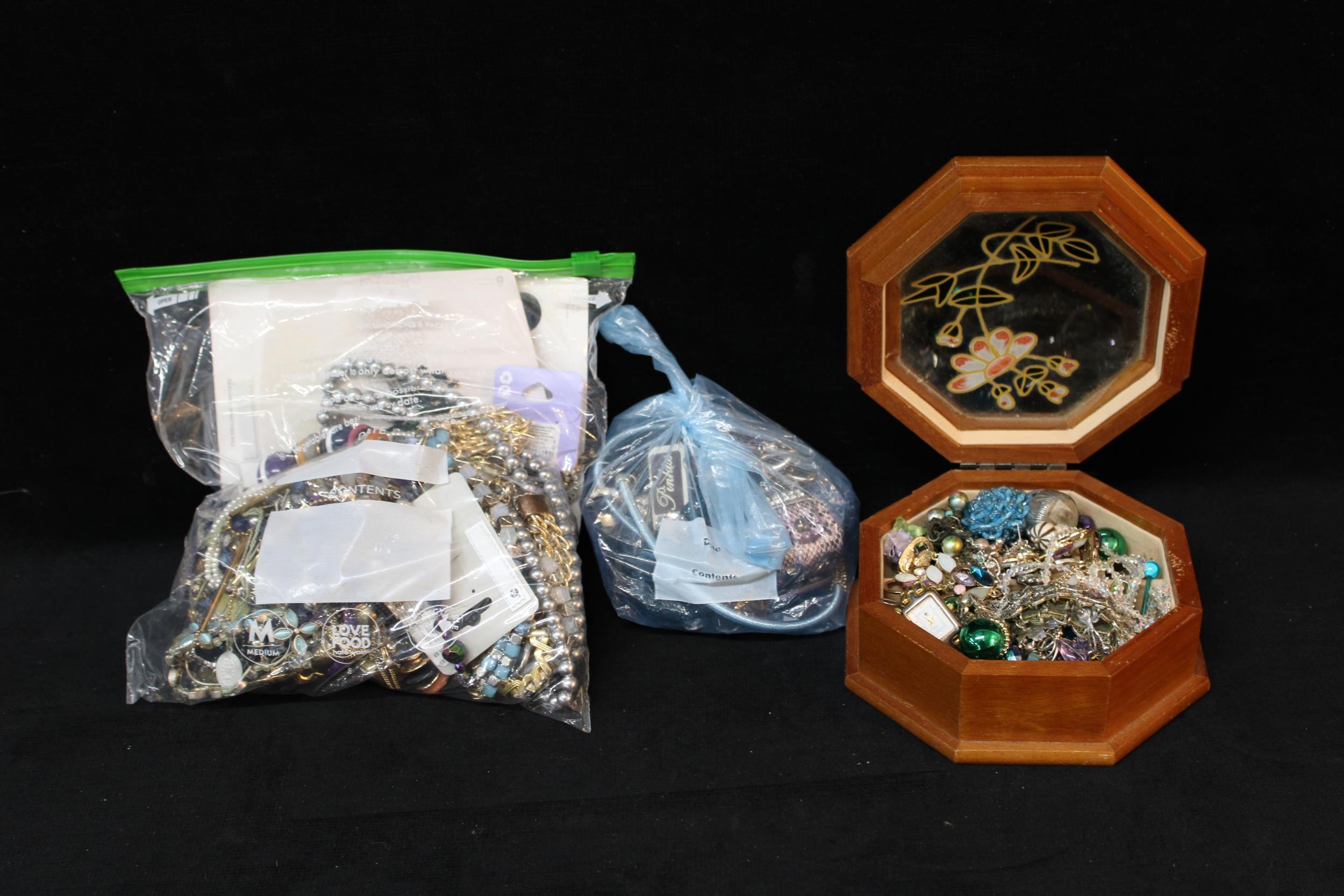 A large lot of costume jewellery