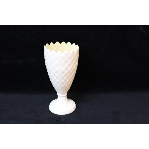 A Belleek 6th period vase - 21cmH