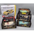 A collection of five Burago & Maisto Classic car & sport car models ...