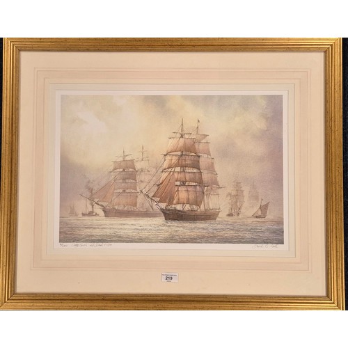 David C Bell Limited edition print 4/200 titled "Cutty Sark of deal ...