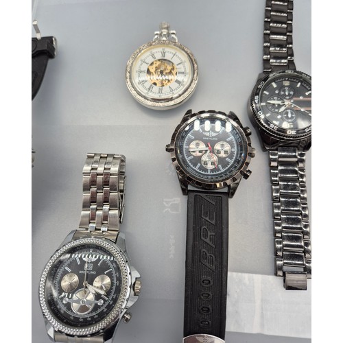 A Selection of Gent's wrist watches.