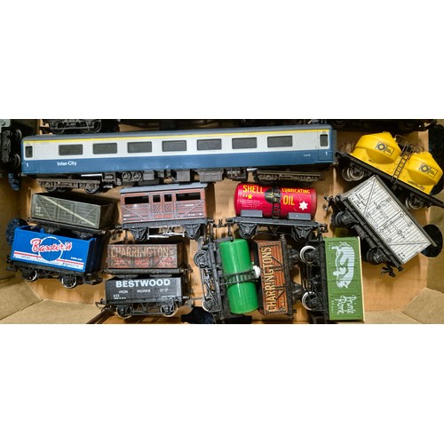 A Collection of OO Gauge Model Coaches & Advertising Wagons