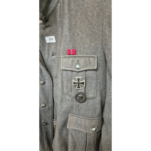 WWII Nazi German Third Reich uniform Wehrmacht jacket having interior ...